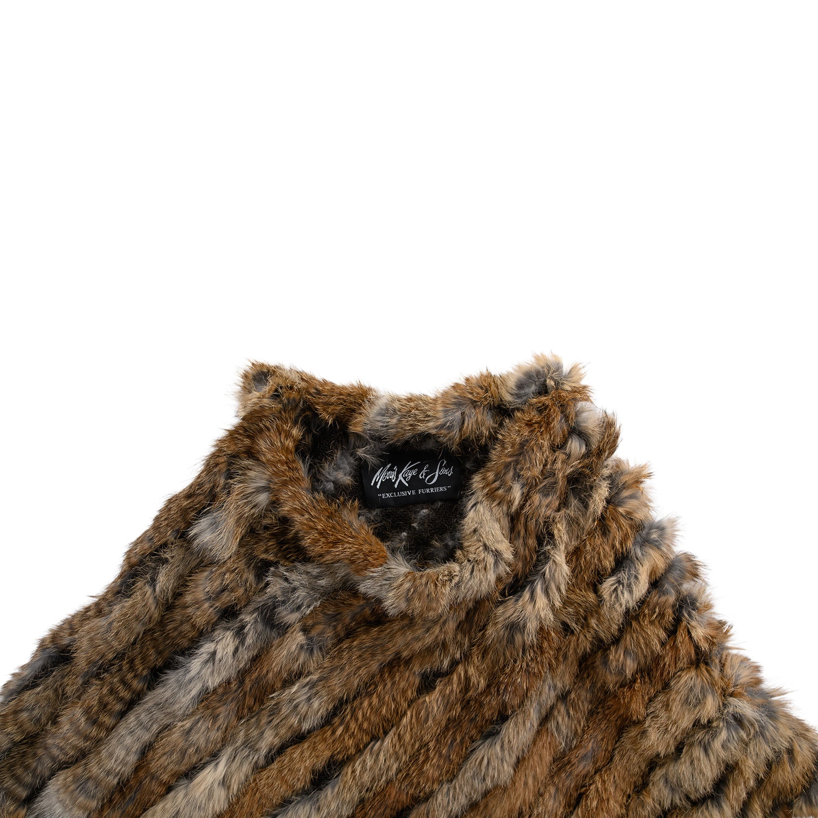 MORRIS KAYE & SONS Knit Rabbit Poncho – Cody & Sioux