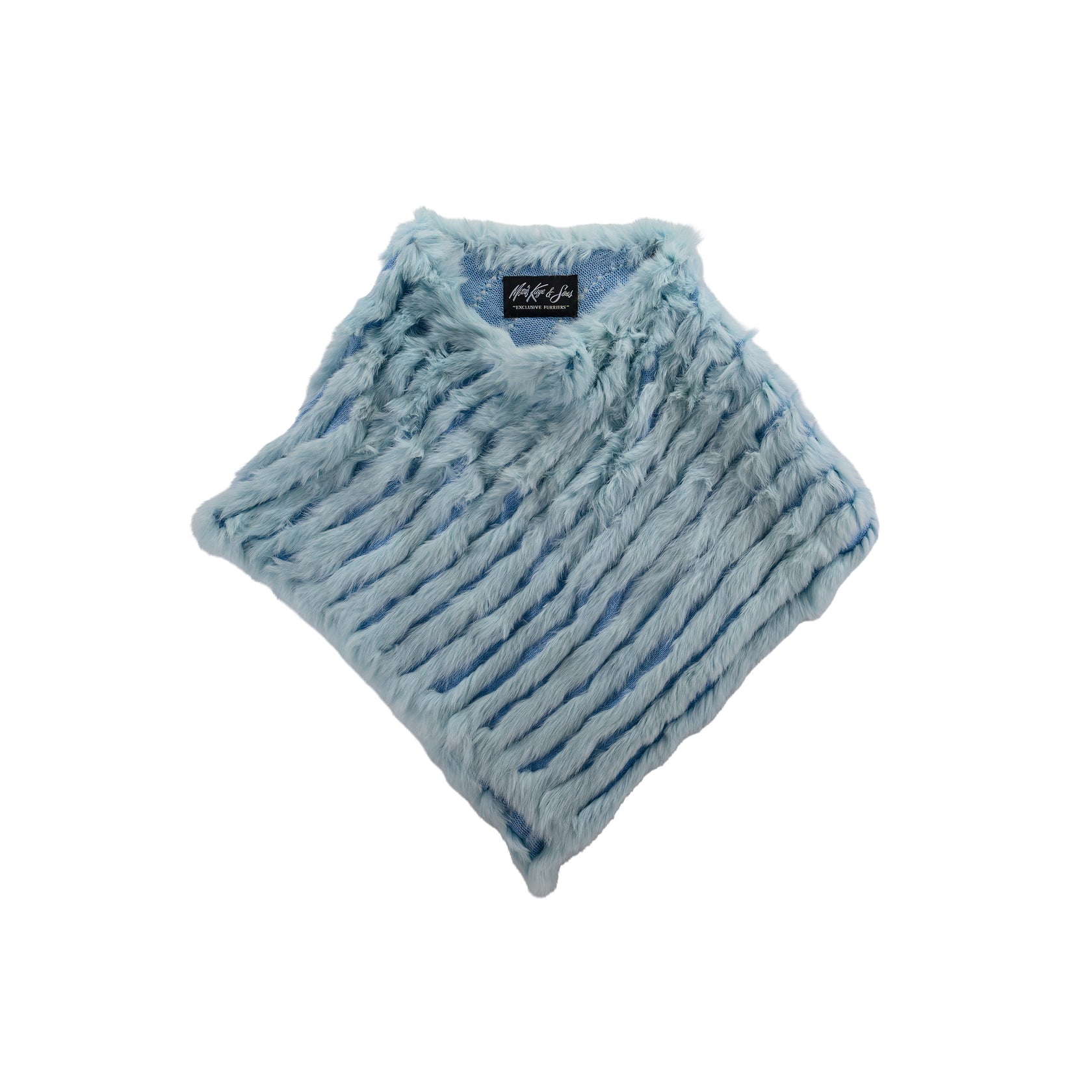 MORRIS KAYE & SONS Knit Rabbit Poncho – Cody & Sioux